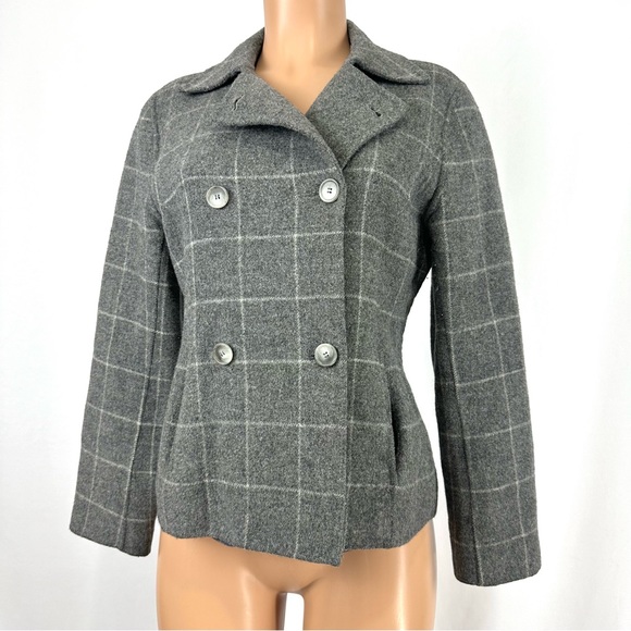 Ann Taylor | Jackets & Coats | Ann Taylor Loft Blazer Womens M Grey ...